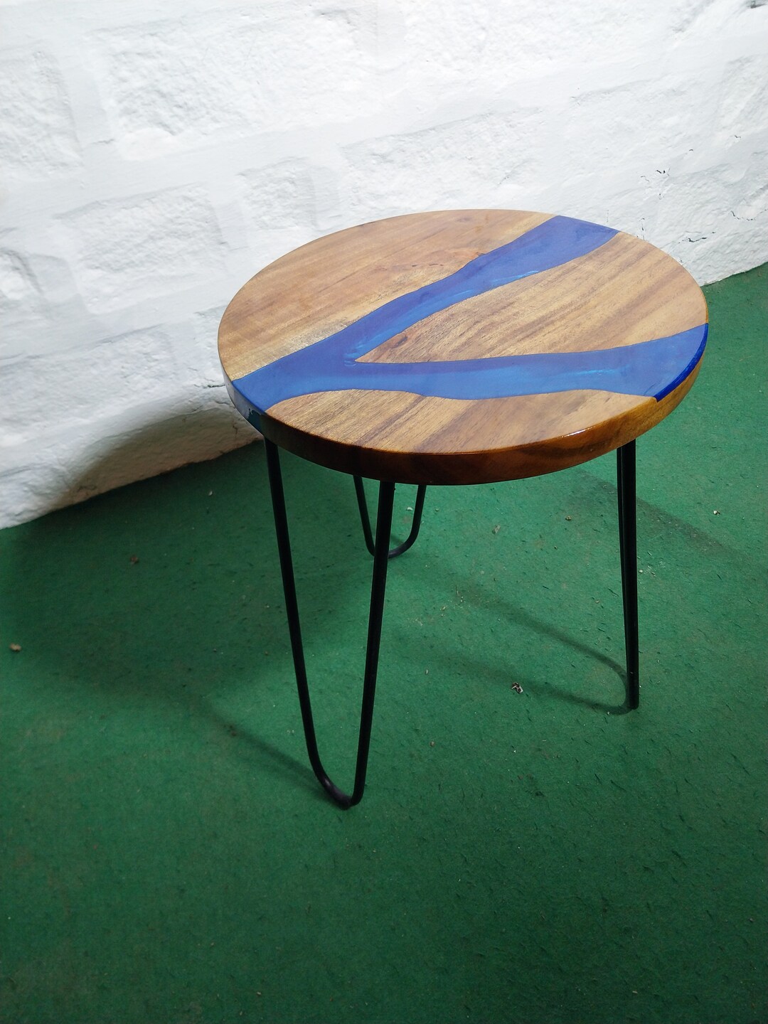 A Small Beautiful Epoxy Side Stool Made With Love for Your Special Ones ...