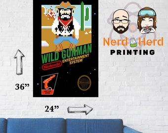 Wild Gunman Nes Box - Etsy