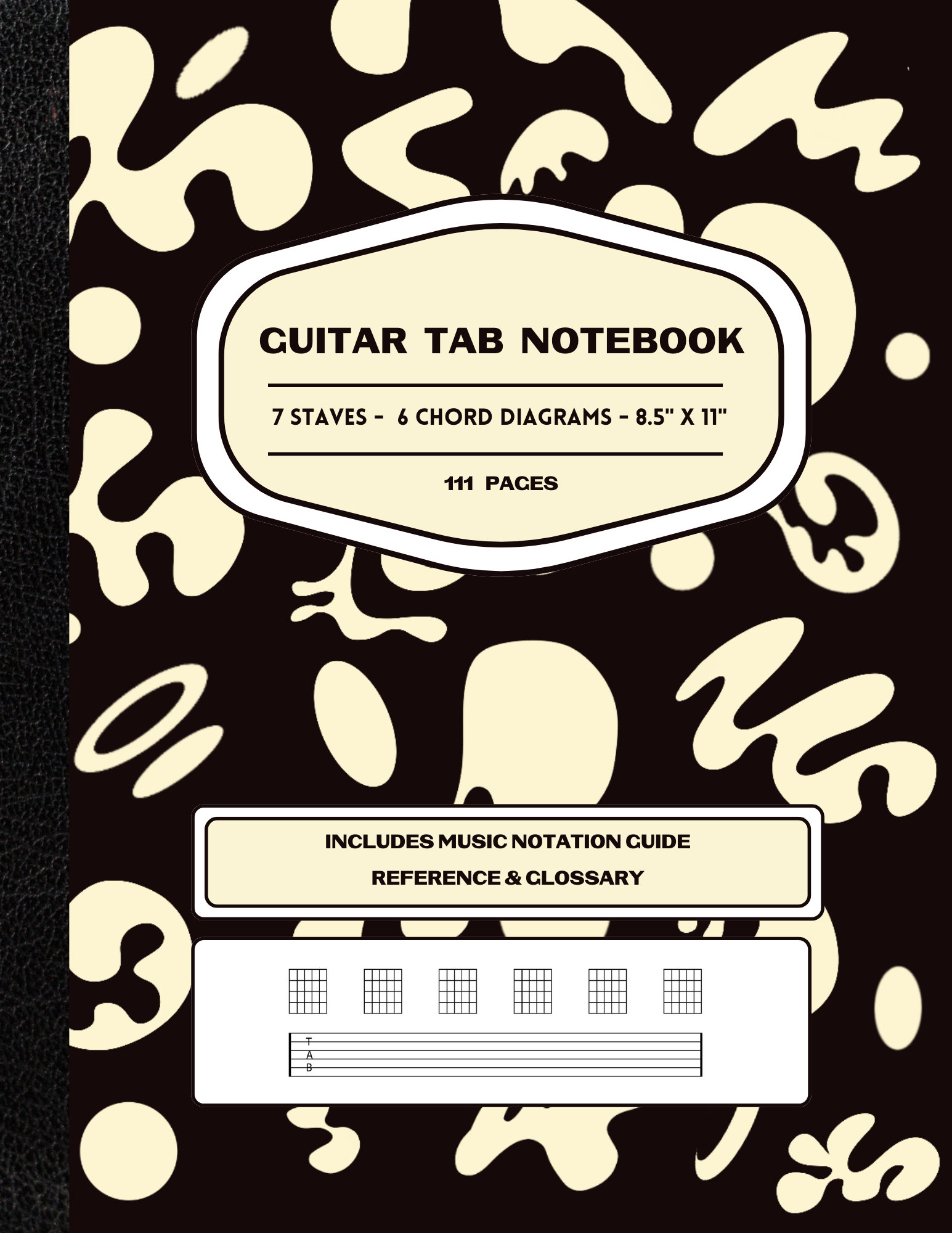 Jaha Musician Guitar Tab Manuscript Paper Digital Notebook - Etsy