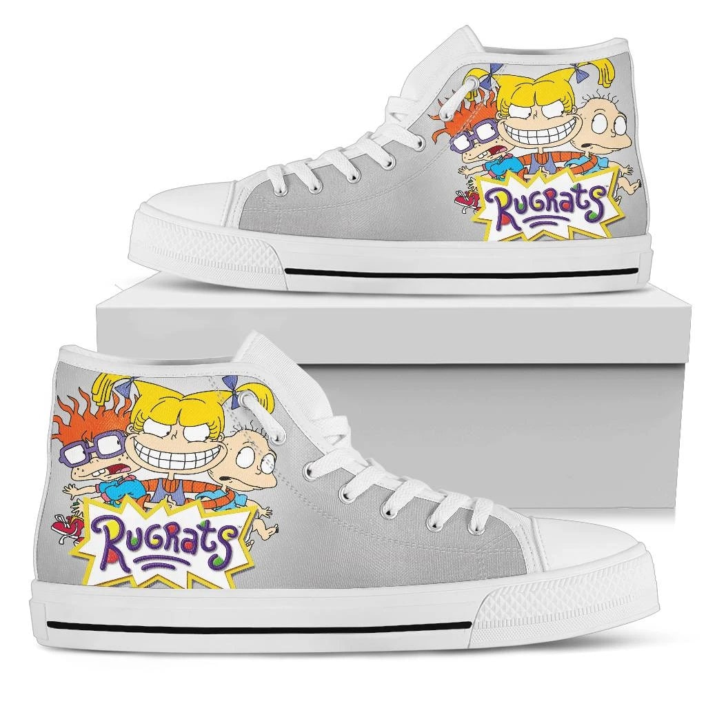Rugrats High Top Shoes, Custom Movie Shoes, Rugrats Shoes