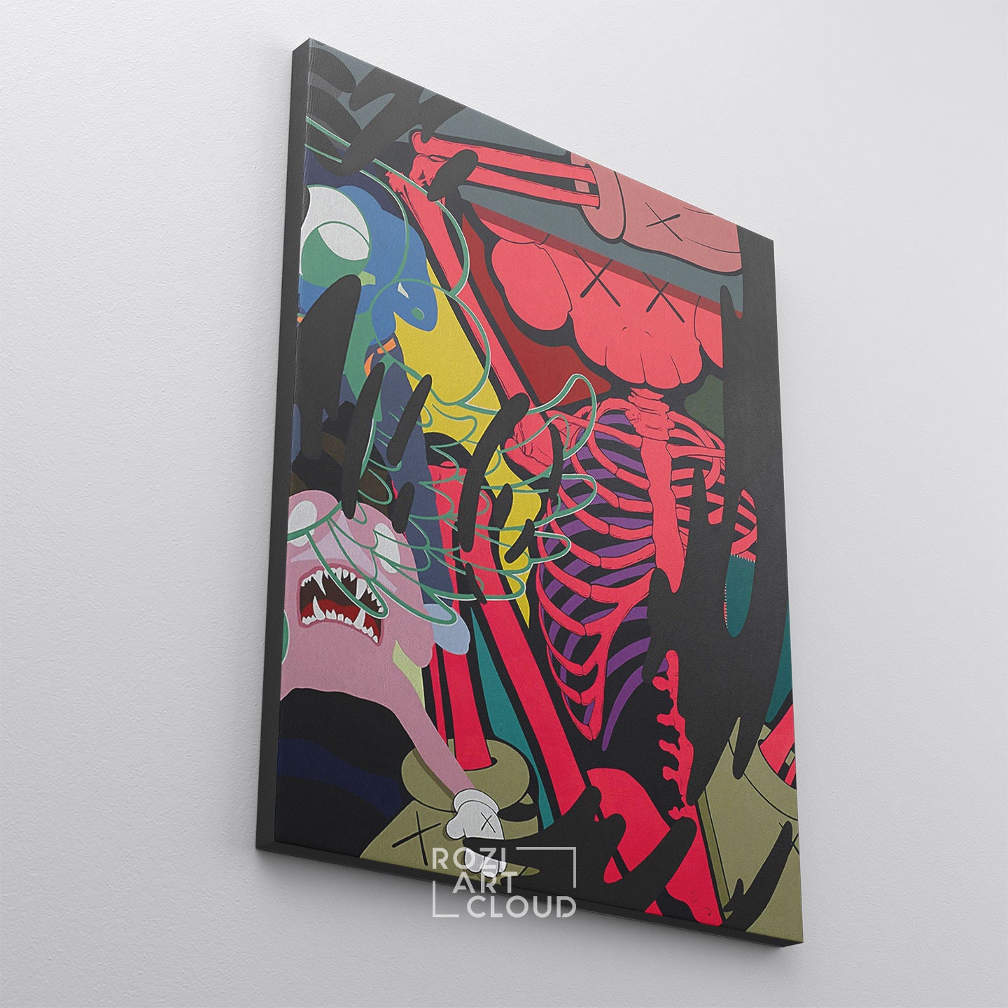 KAW HYPEBEAST Wall Art Canvas Poster Print Modern Trendy Pop - Etsy