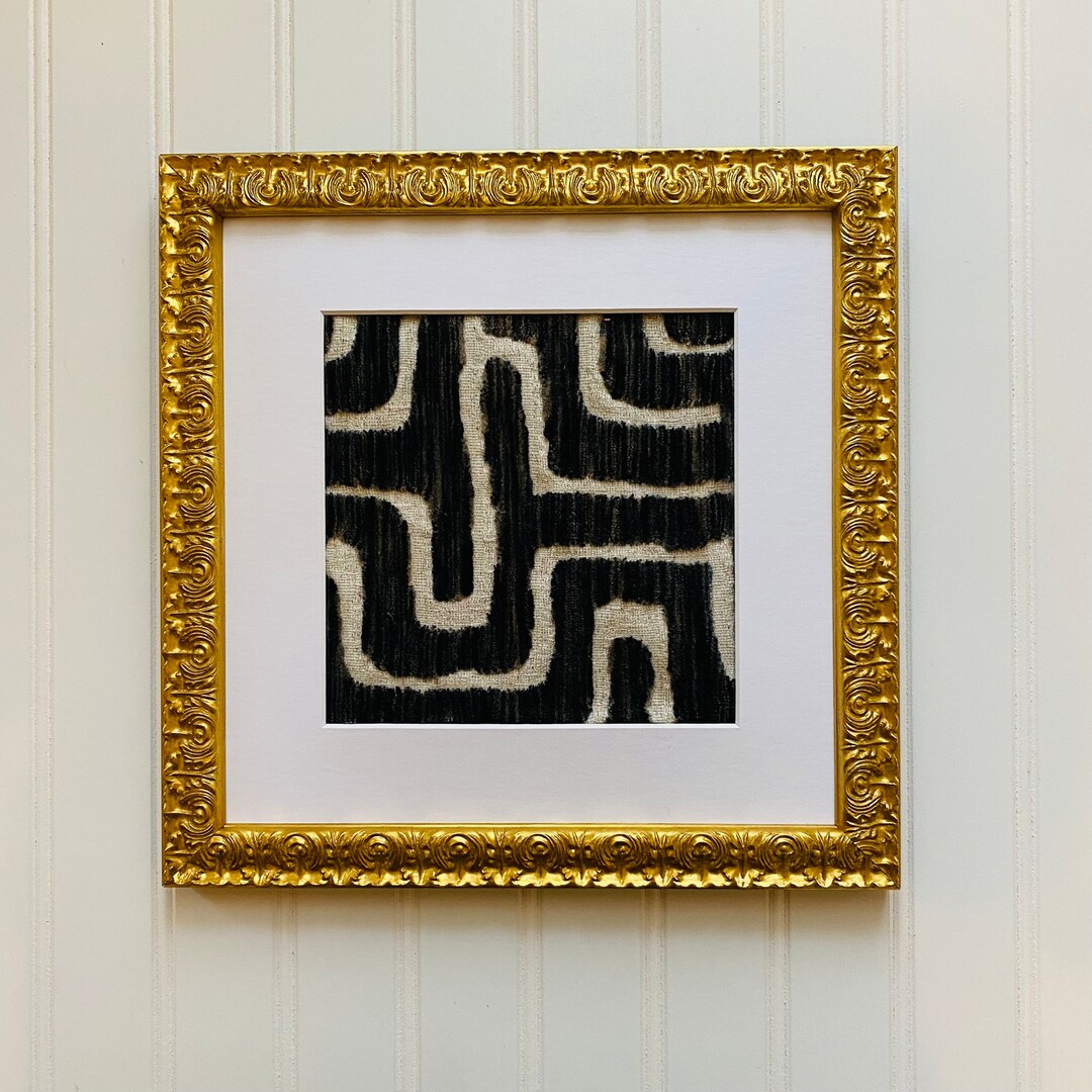Velvet Wall Hanging Black Greek Key Textile Wall Art Fabric Wall ...