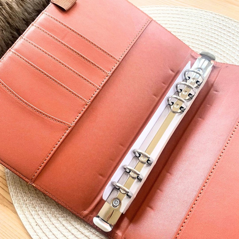 Luxurious Tan Textured A5 Ring Binder | Refillable Planner | Diary ...