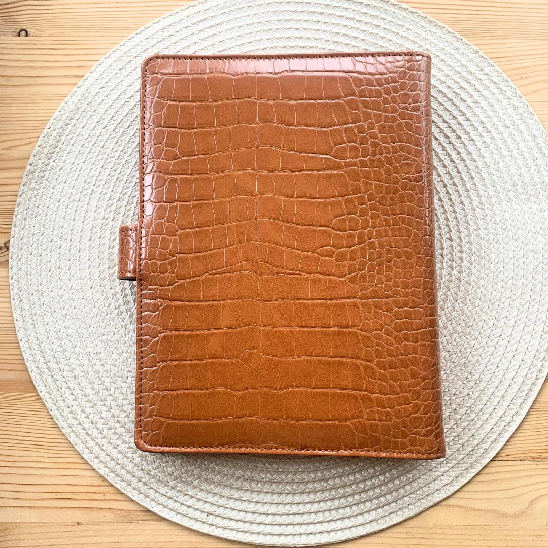 Luxurious Tan Textured A5 Ring Binder | Refillable Planner | Diary ...