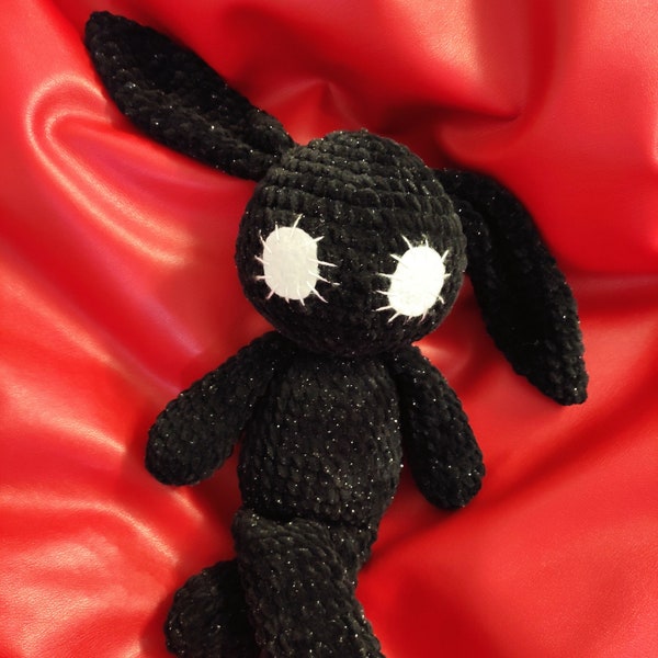 Black Bunny Rabbit Stuffed Animal - Etsy