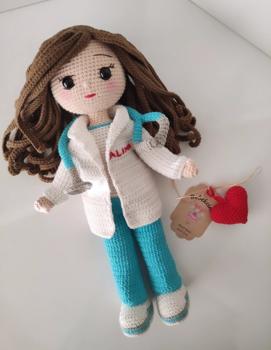 Crochet Doctor Doll, Personalized Graduation Gift for Nurse - Etsy
