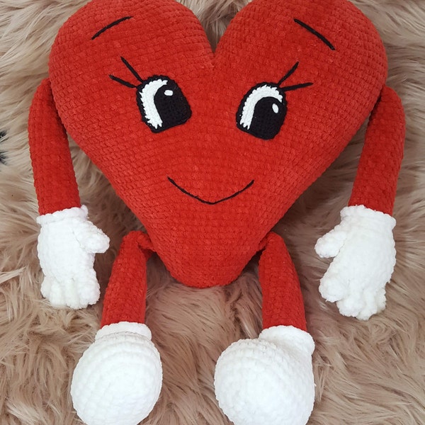 Red Pillow - Etsy