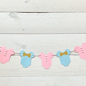 Gender Reveal Banner Gender Reveal Decorations Gender Reveal | Etsy