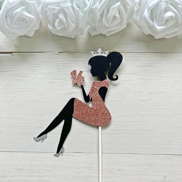 Sitting Girl Cake Topper - Etsy