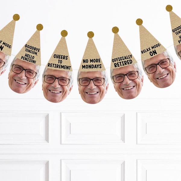 Happy Retirement Banner - Etsy