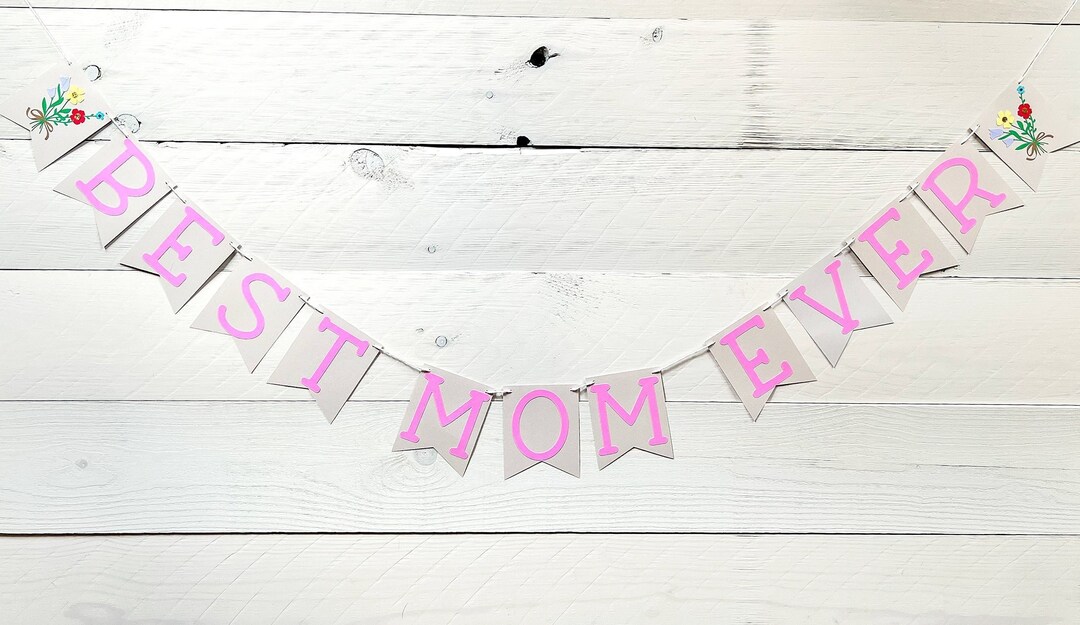 Mothers Day Banner, Mothers Day Decorations, Happy Mothers Day Decor ...