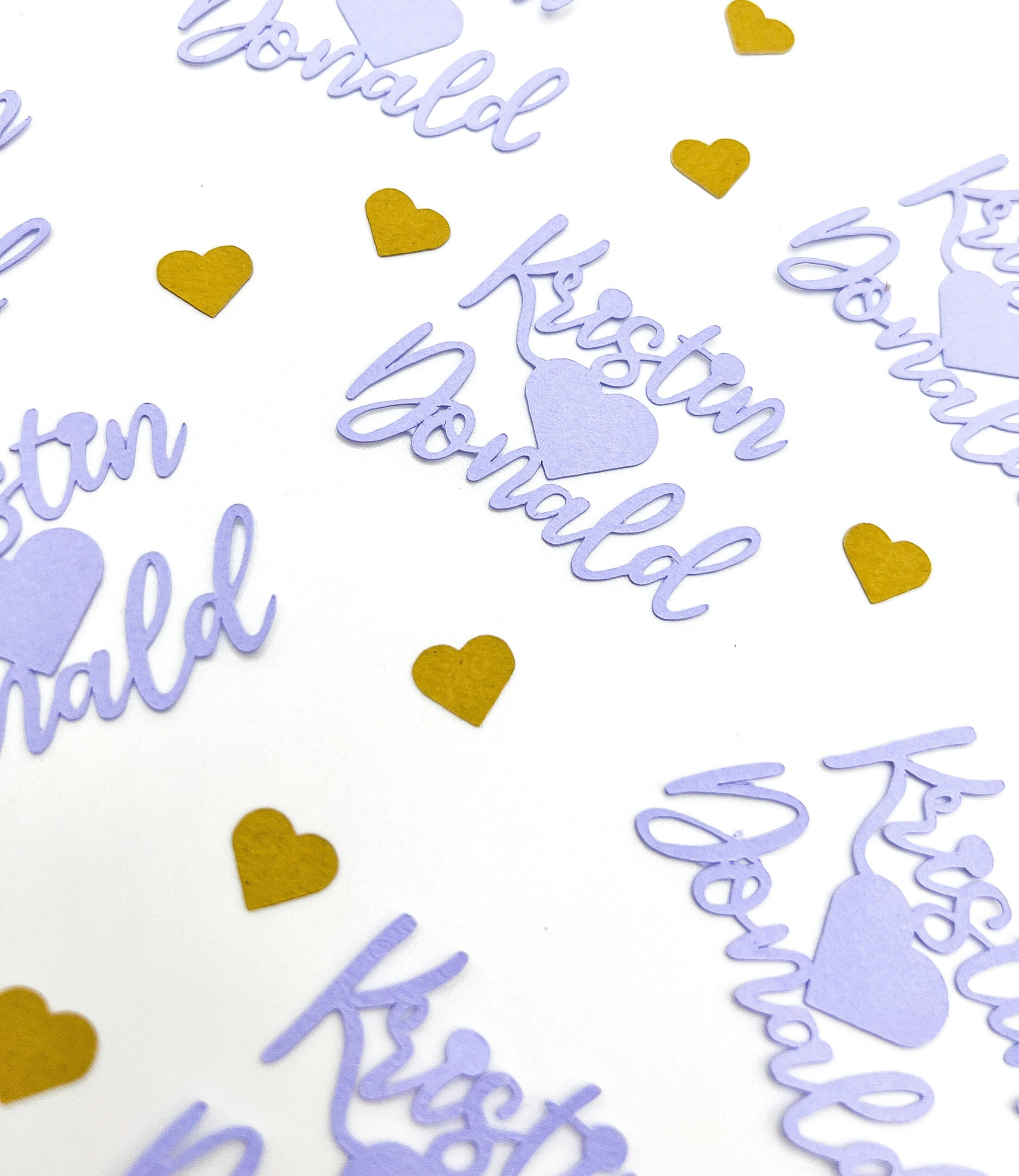 Custom Name Confetti Wedding Confetti Personalized Confetti - Etsy