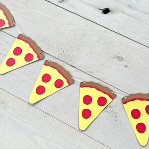 Pizza Garland, Pizza Party Banner, Pizza Birthday Party, Italian ...