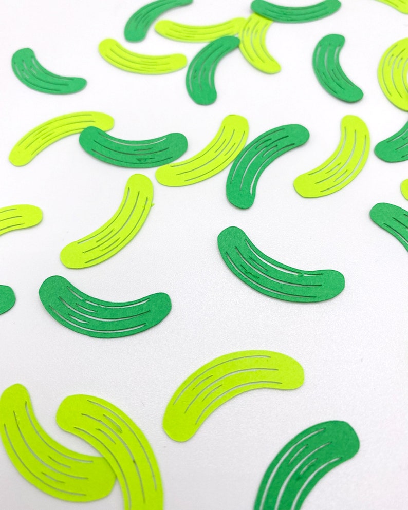 Pickle Confetti Pickle Baby Shower Decor Green Table - Etsy