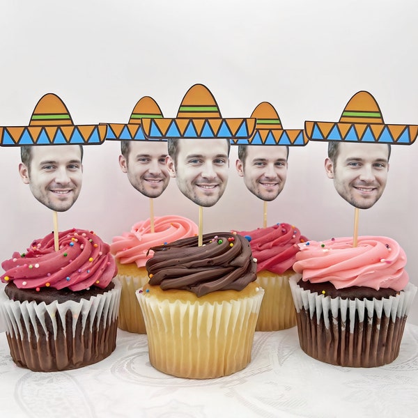 Fiesta Cupcake Toppers - Etsy