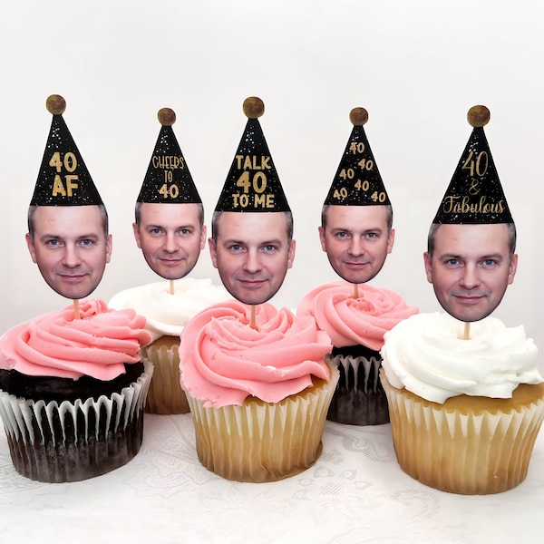 40th Birthday Topper Men - Etsy