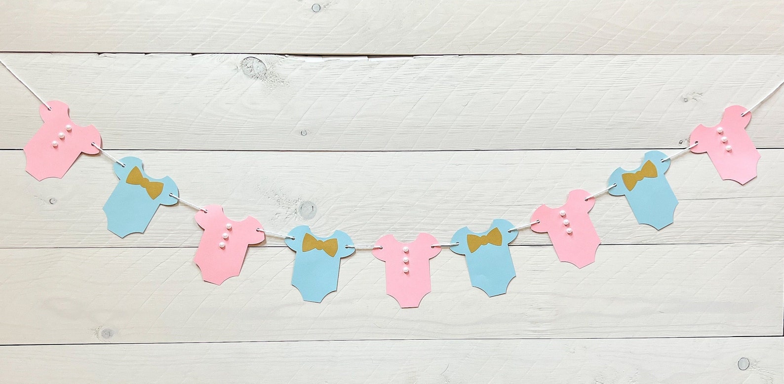 Gender Reveal Banner Gender Reveal Decorations Gender Reveal - Etsy
