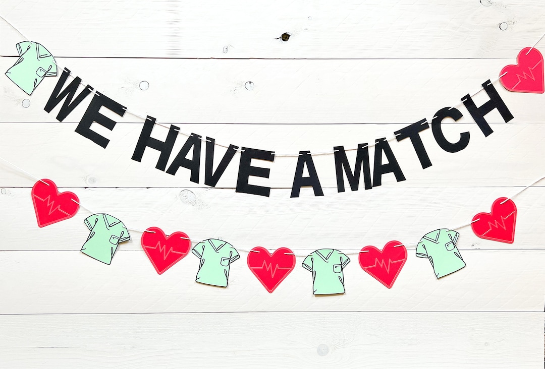 Match Day Banner, Residency Match Celebration, Happy Match Day, Match ...