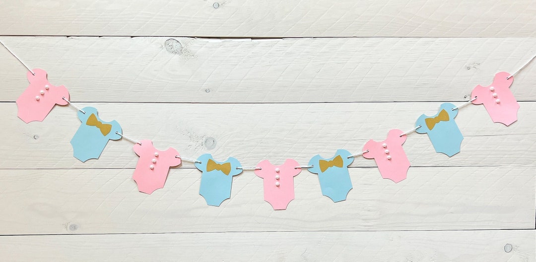Gender Reveal Banner, Gender Reveal Decorations, Gender Reveal Ideas ...