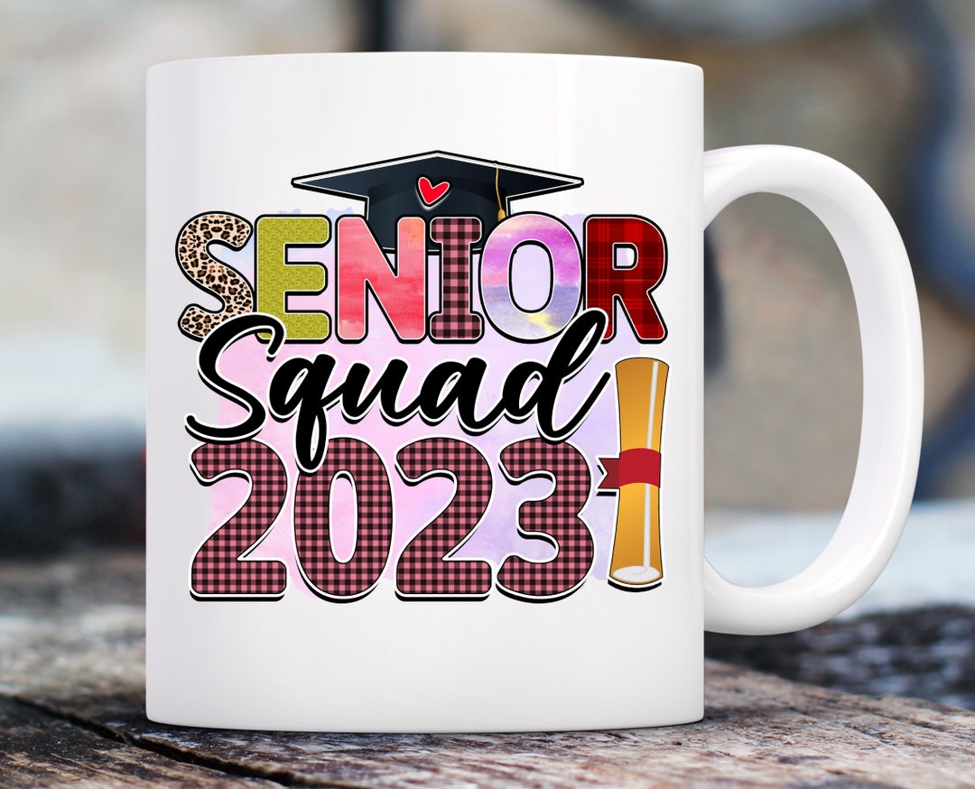 Senior Squad 2023 Coffee Mug, Funny, Humor, Cartoon, Gift for Her Him ...