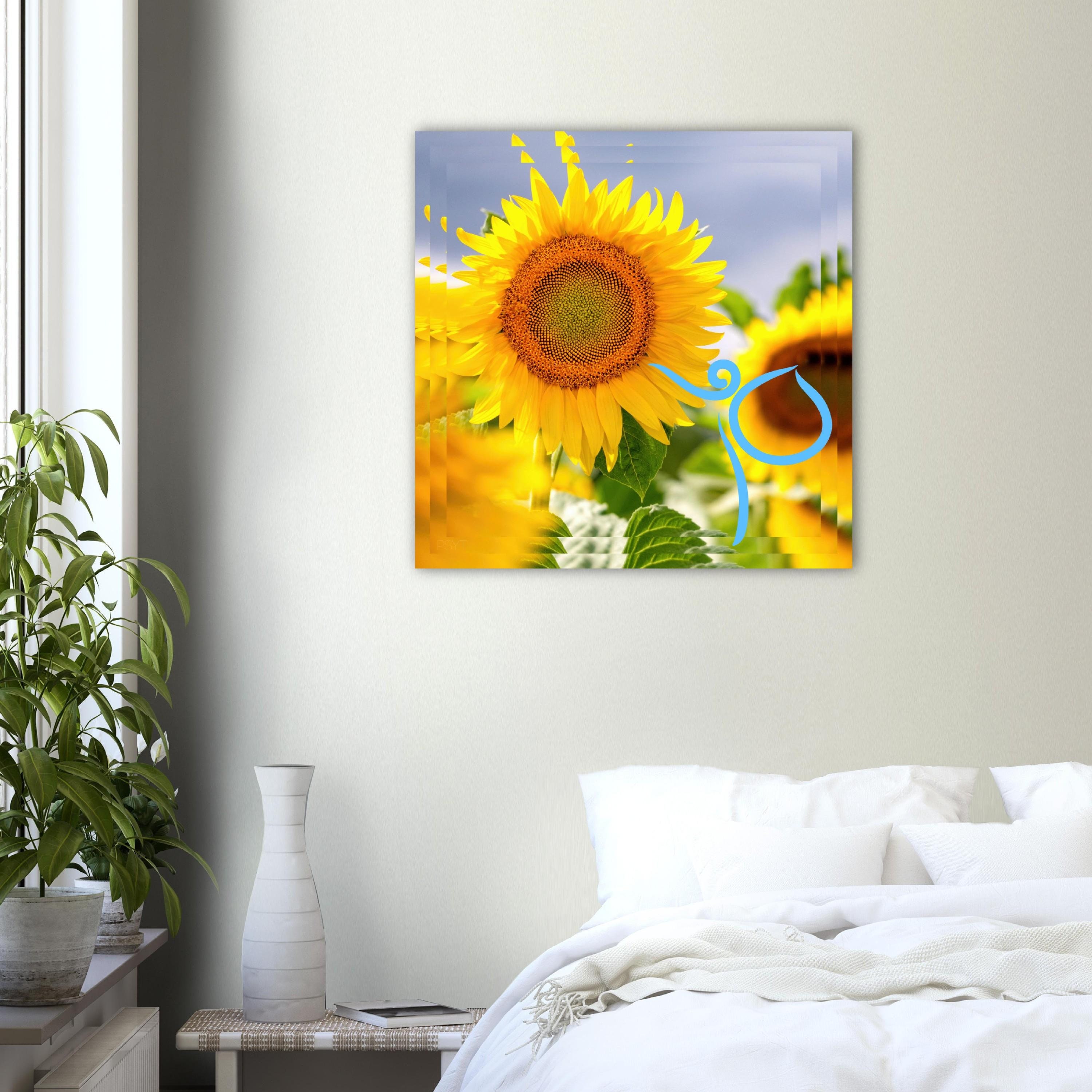 Flowers Dance Pose Poster Yoga Poster Print Yoga Wall Decor Yoga Gifts ...