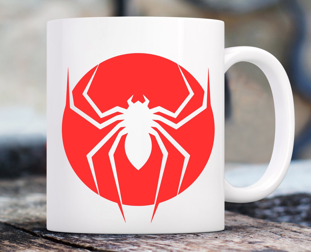 Spider Design Coffee Mug, Funny, Humor, Cartoon, Gift for Her Him ...