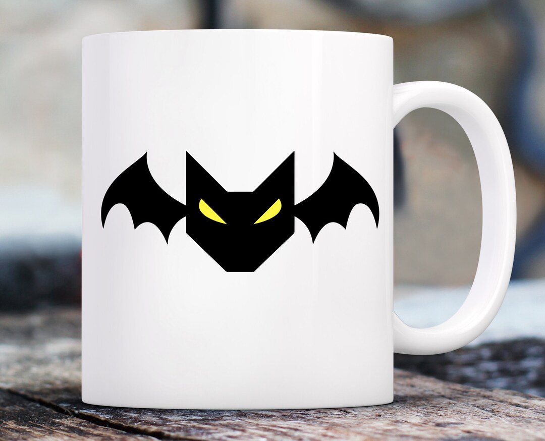 Black Bat Design Coffee Mug Cute Coffee Mug Ceramic Mug Gift for ...