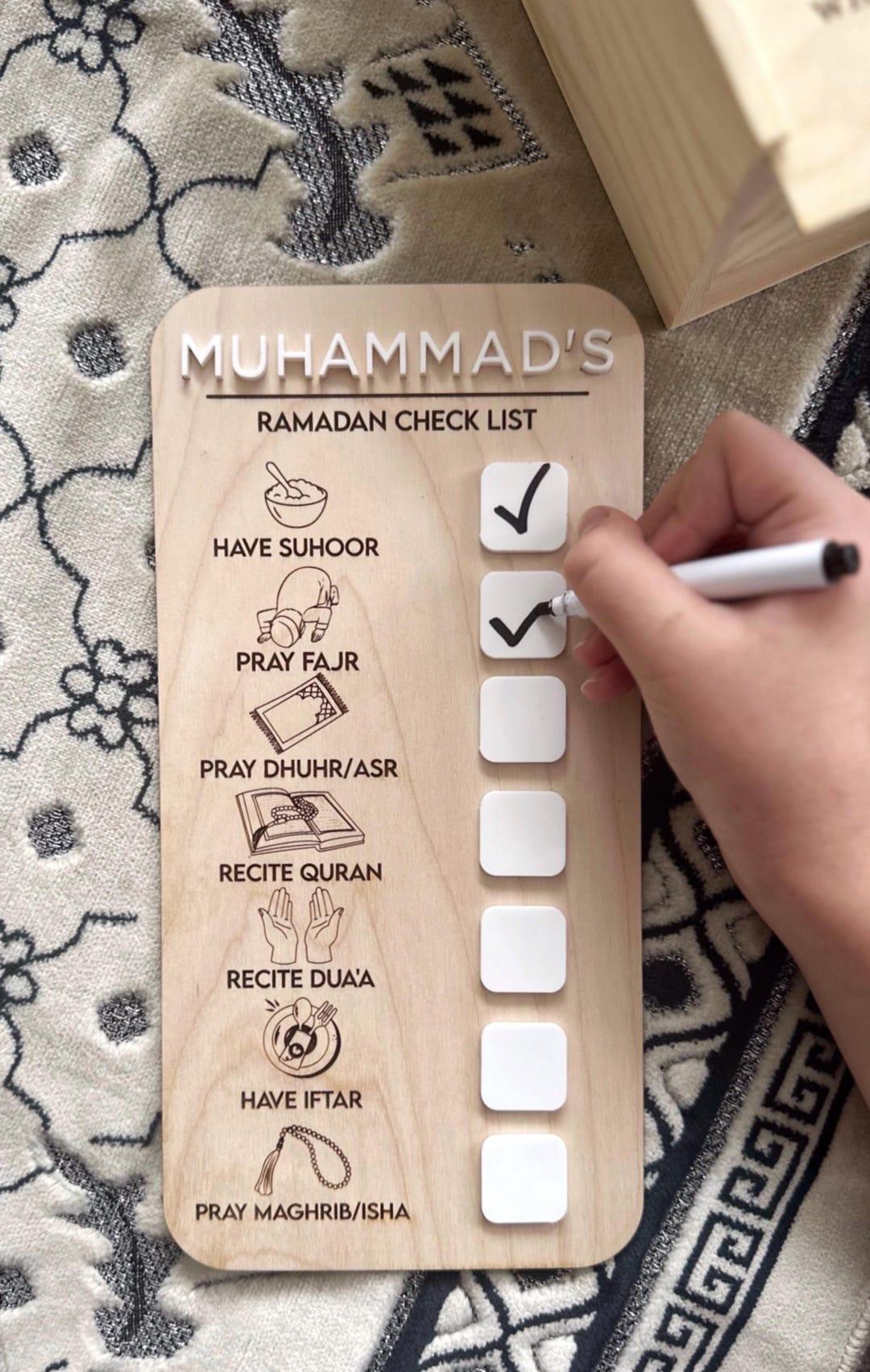 Kids Ramadan, Ramadan Check List, Kids Ramadan to Do - Etsy