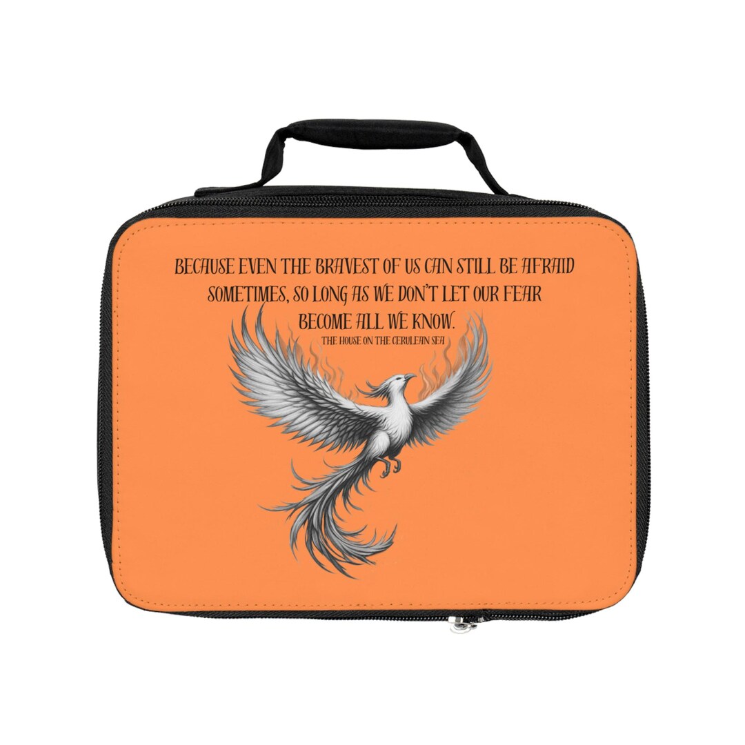 The House in the Cerulean Sea Phoenix Lunch Box, Insulated, Zipper ...