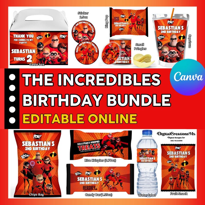 Incredibles Party - Etsy