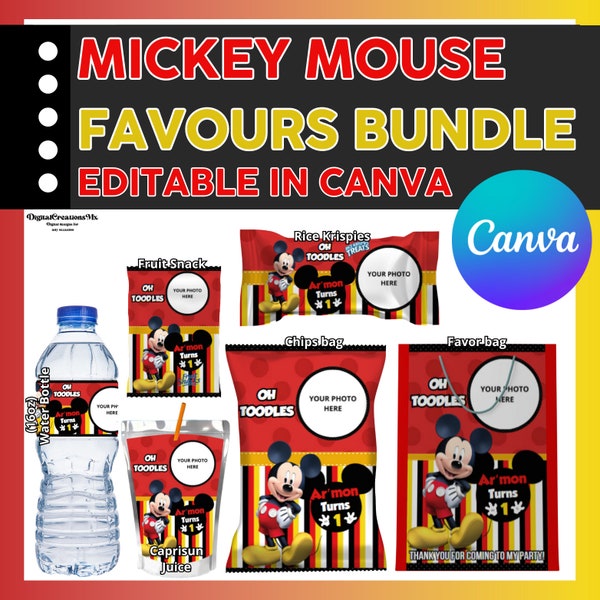 Mickey Mouse Bag - Etsy