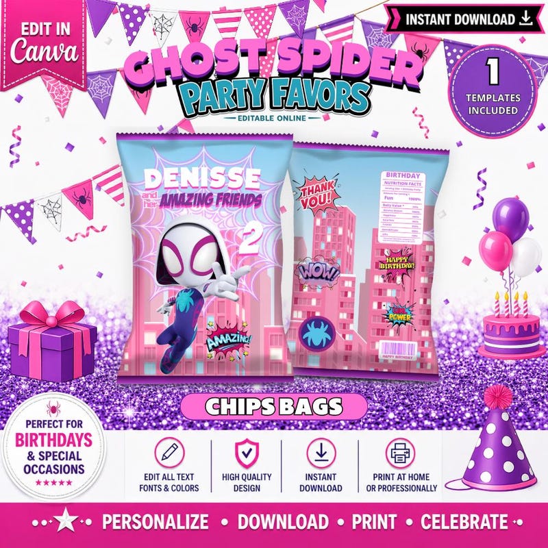 Spider Girl Gift Bags - 60+ Gift Ideas for 2026