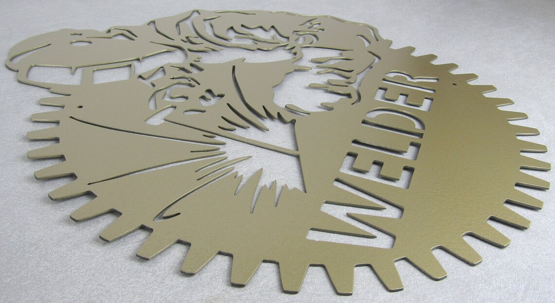 Welder Welding Metal Sign Handmade Plasma Cut Hand - Etsy
