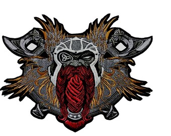 Viking Back Patch | Etsy