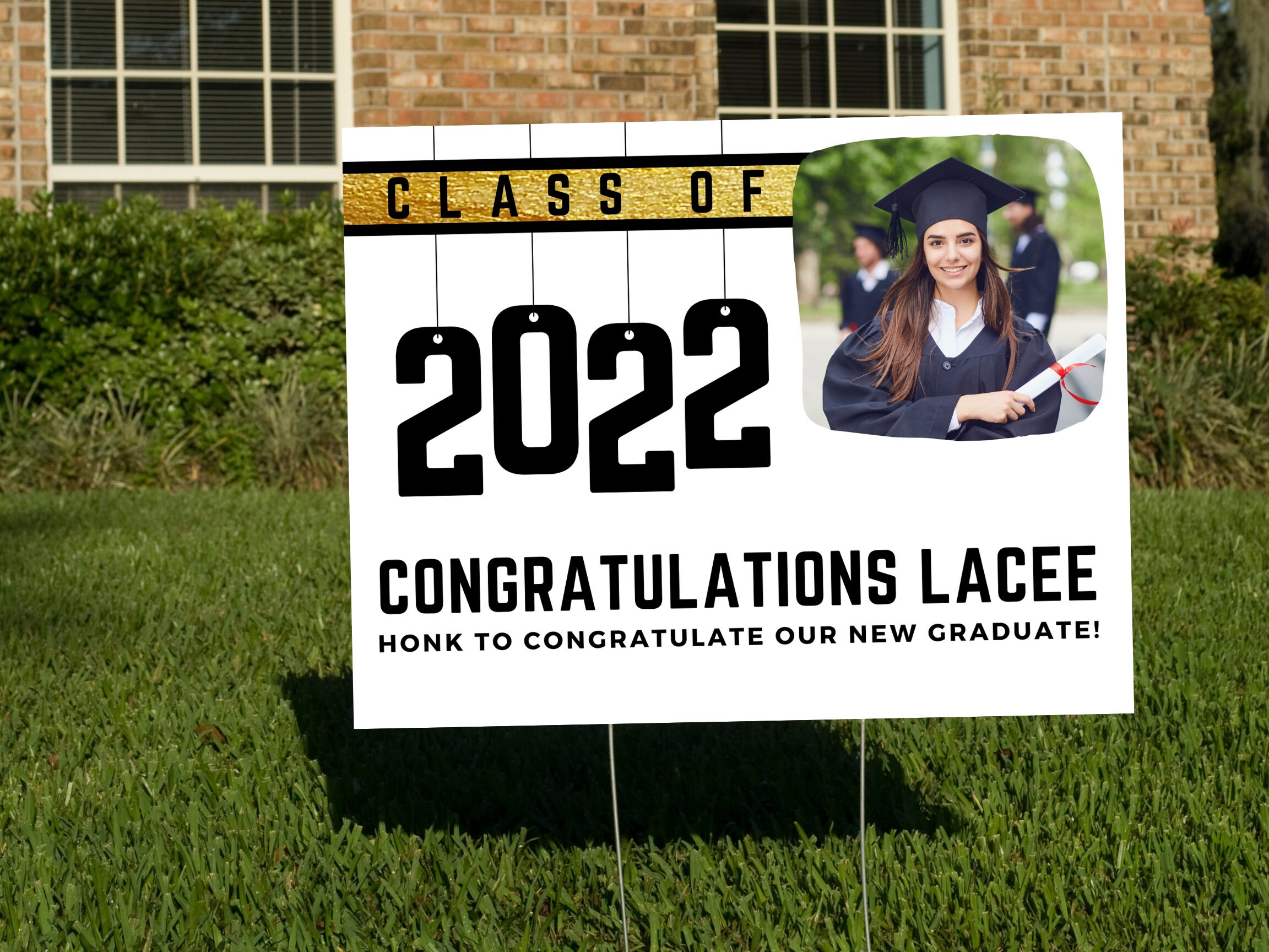 Cute Custom Senior Graduation Yard Signs - Etsy