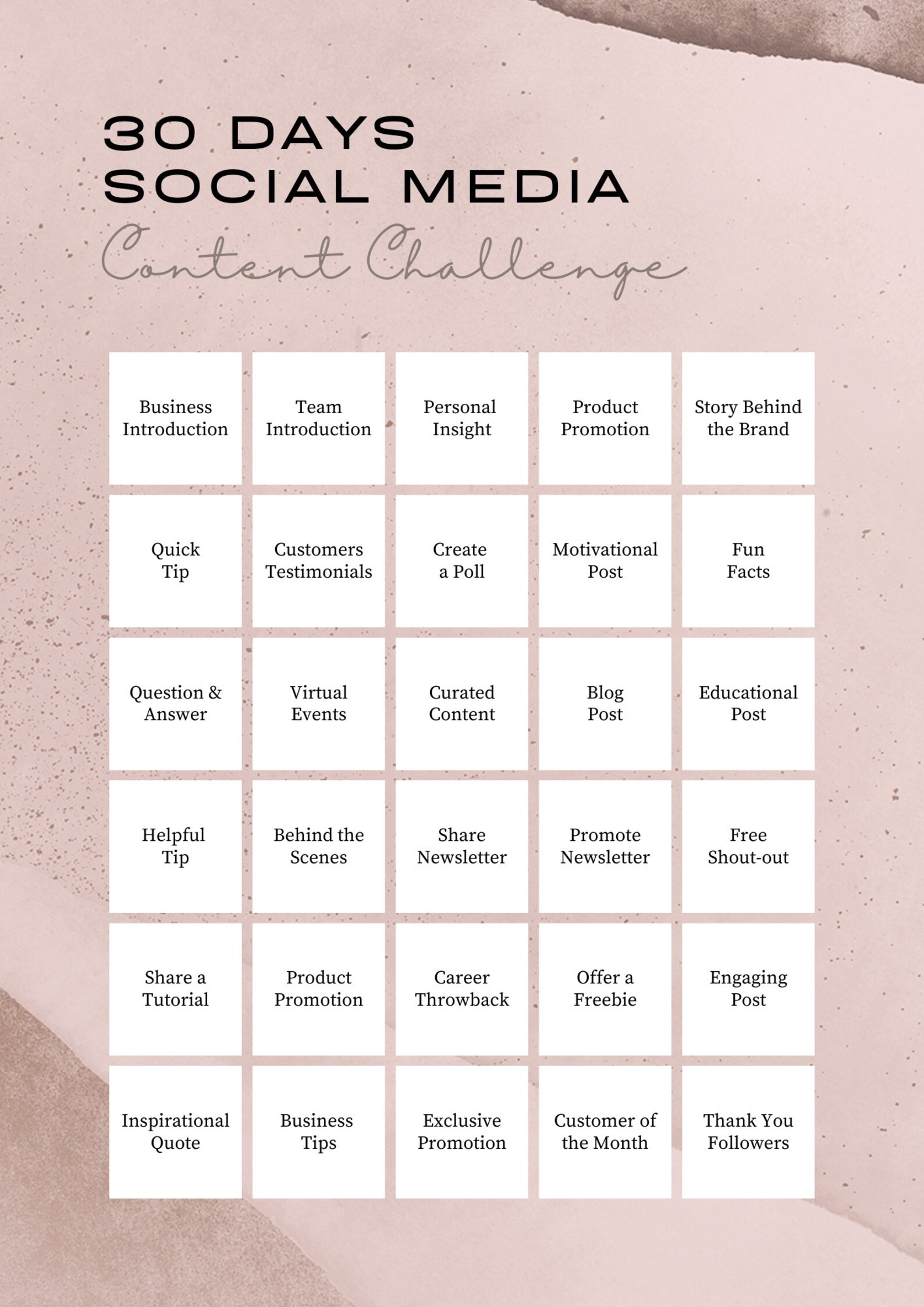 Content Creator's Tracker - Etsy