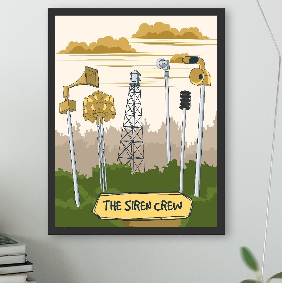 Tornado Siren Crew Poster - Etsy