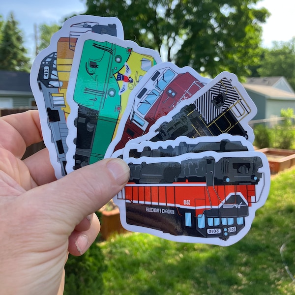 Train Sticker - Etsy