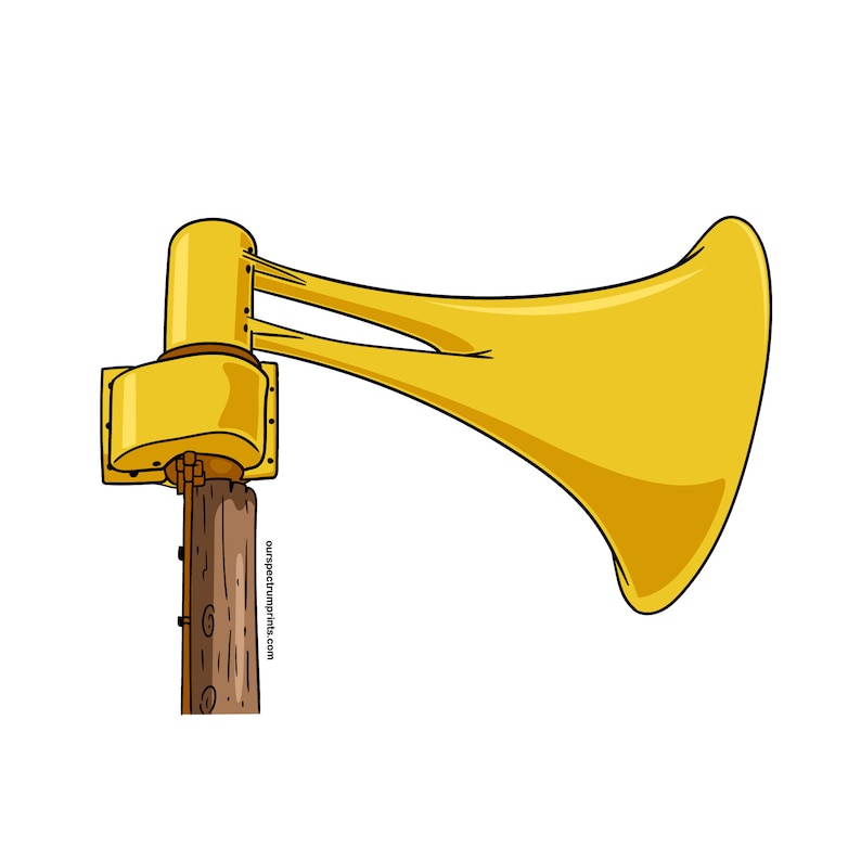 Tornado Siren Sticker Pack 3 | Etsy