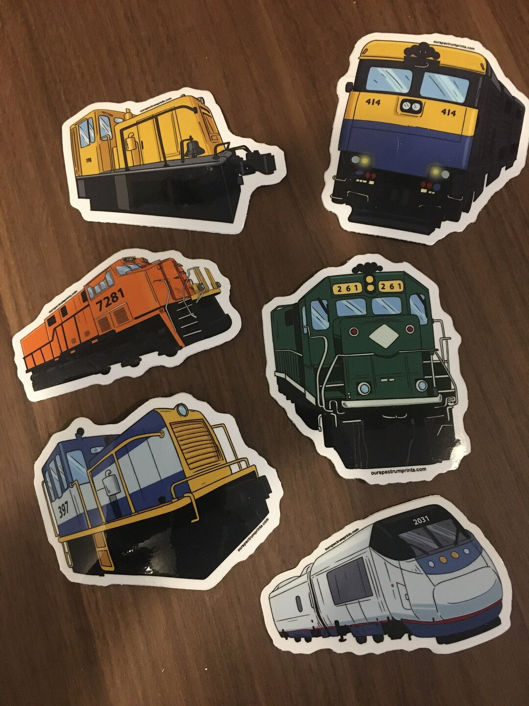 Trains Sticker Pack #1 - Etsy