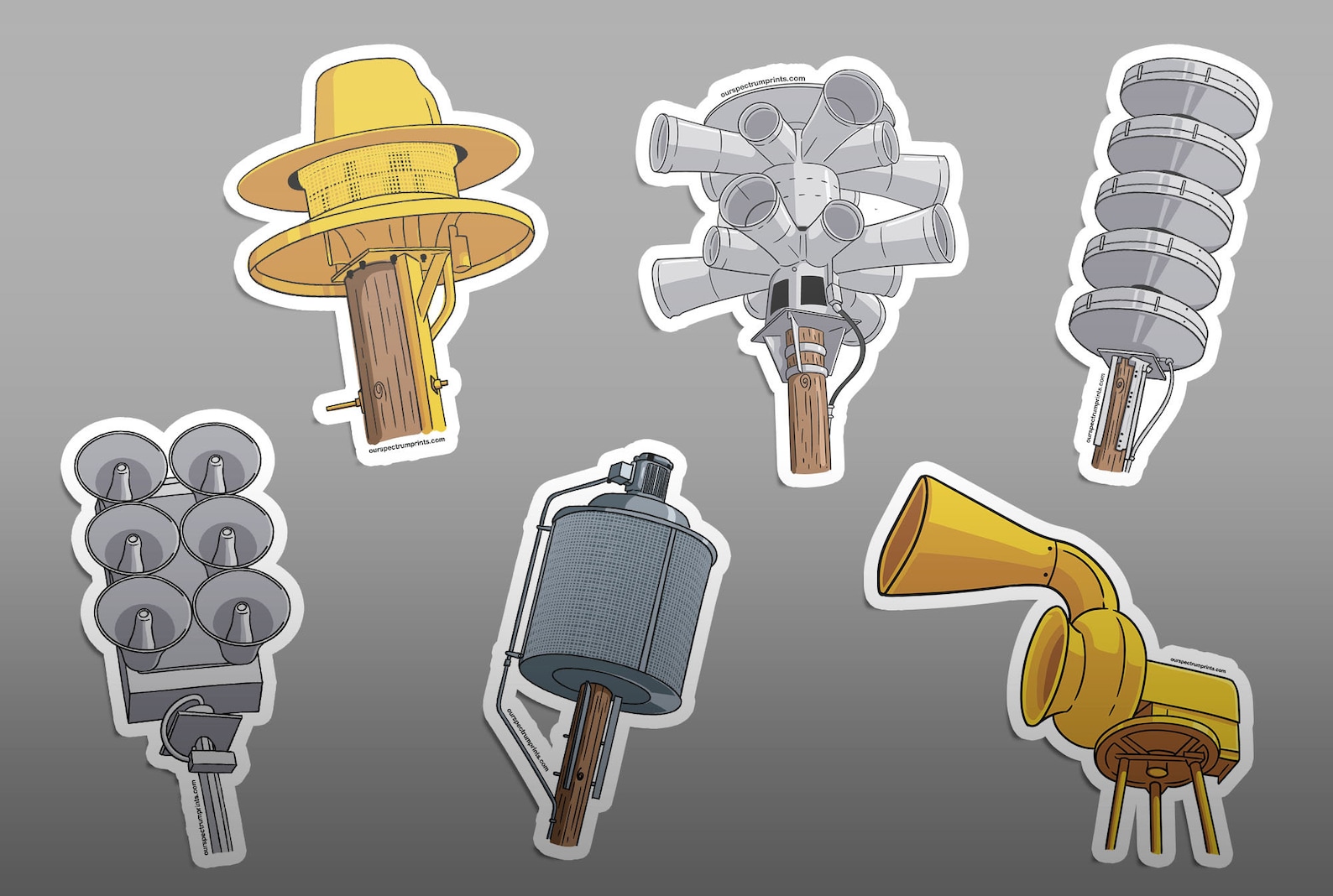 Tornado Siren Sticker Pack II - Etsy