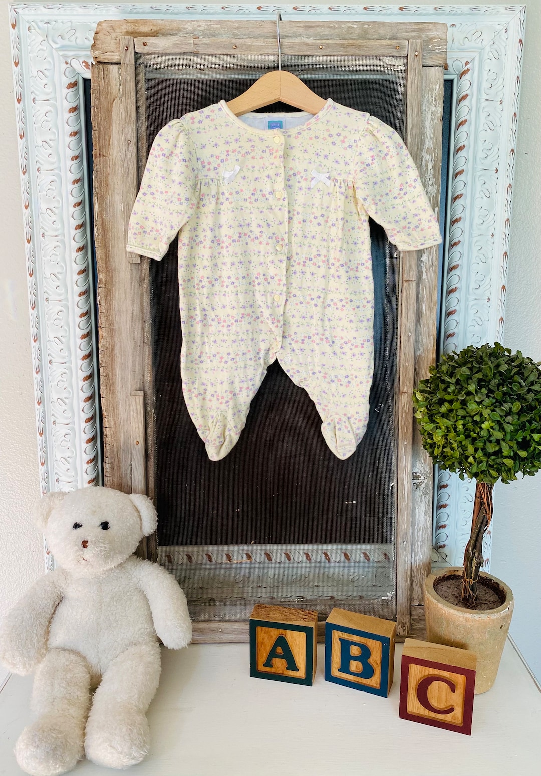Vintage Baby Girl Outfit, Old Farm Outfit, Infant Outfit, Old Infant ...