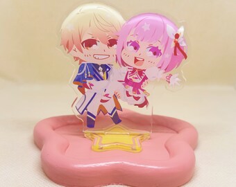Tsukasa Tenma and Emu Otori Glitter Keychain Project Sekai: Hatsune ...