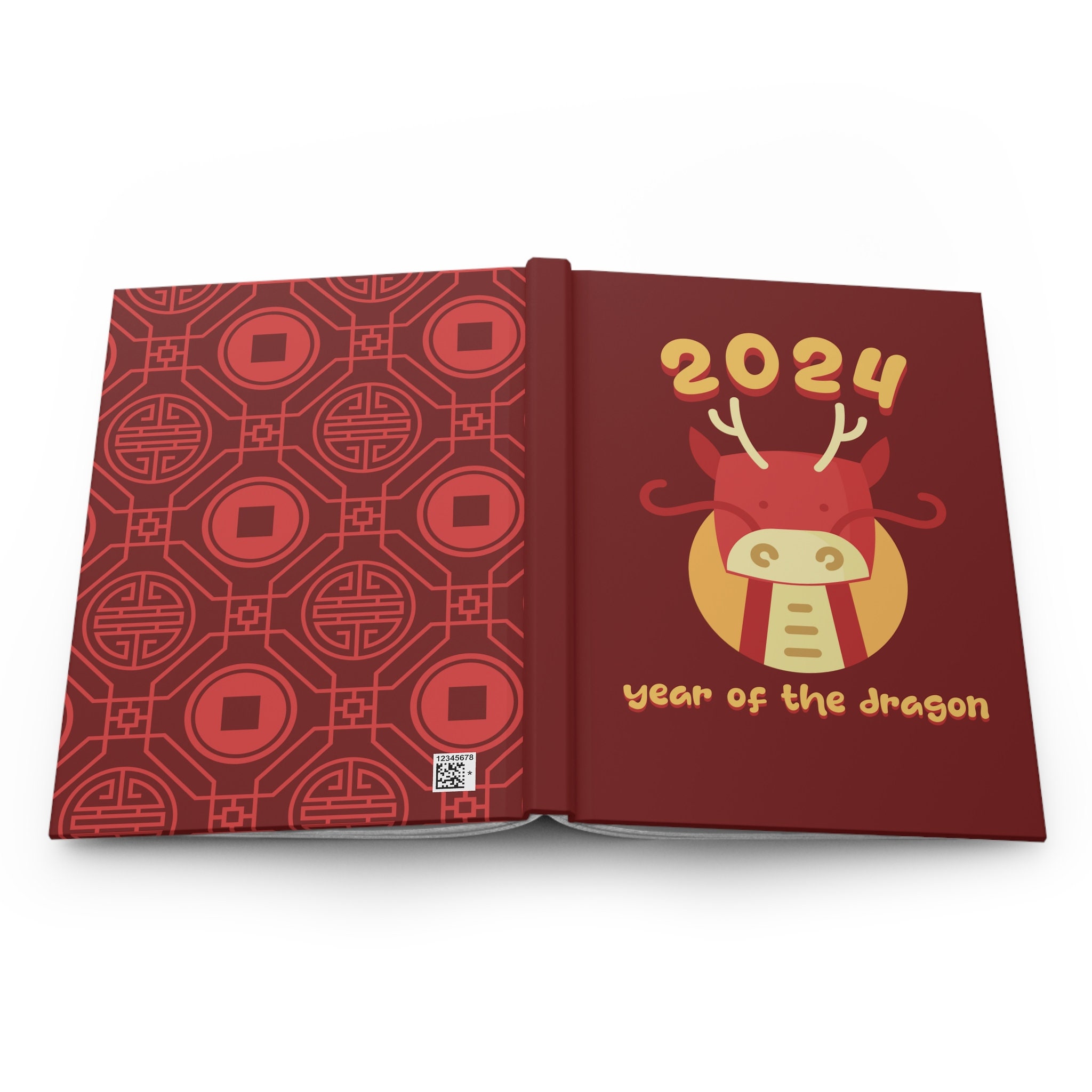Year of the Dragon: 2024 Chinese New Year Hardcover Notebook - Etsy
