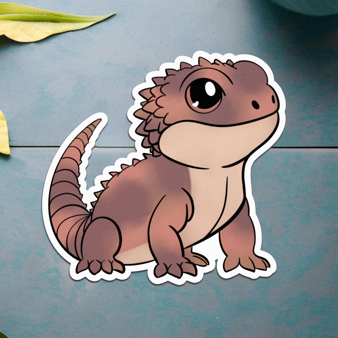 Red Uromastyx Sticker | Cute Lizard Vinyl Decal | Reptile Lover Gift - Etsy