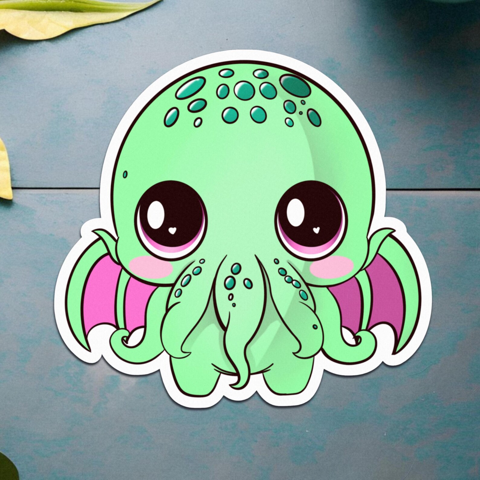 Cutethulhu: Cute Cthulhu Vinyl Decal or Sticker Water-resistant Matte ...