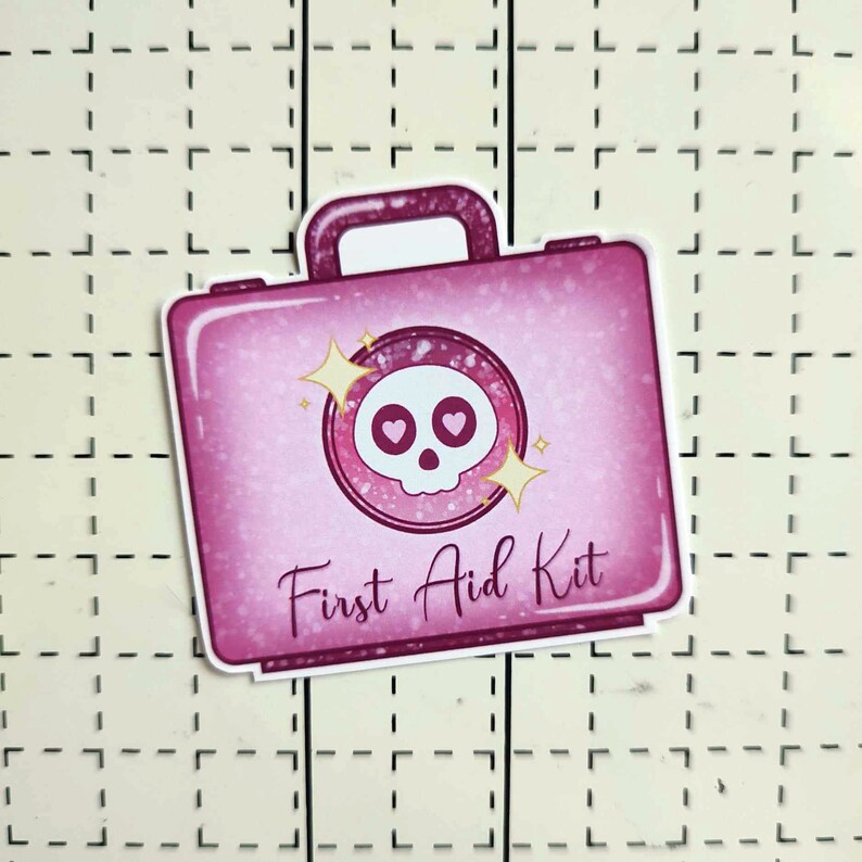 Sticker Pack Self Care Cute Medical Kit Pink Kawaii Matte Stickers - Etsy