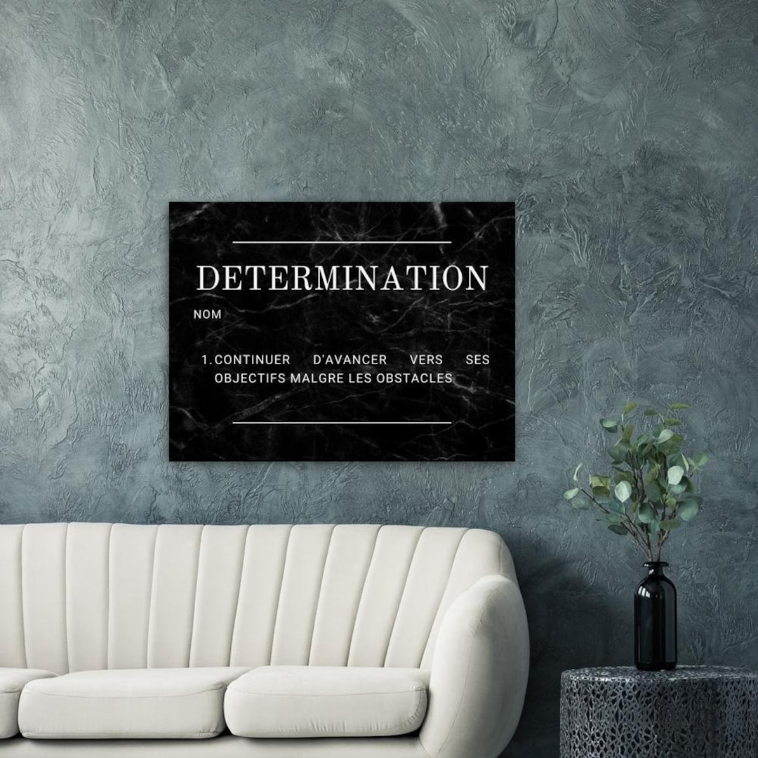 Determination Canvas Printable Art Motivation Pop Art - Etsy