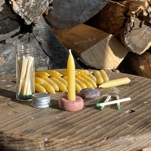 30 Minute Candles (20) - Self Care - Beeswax Candles - Ritual Candles ...