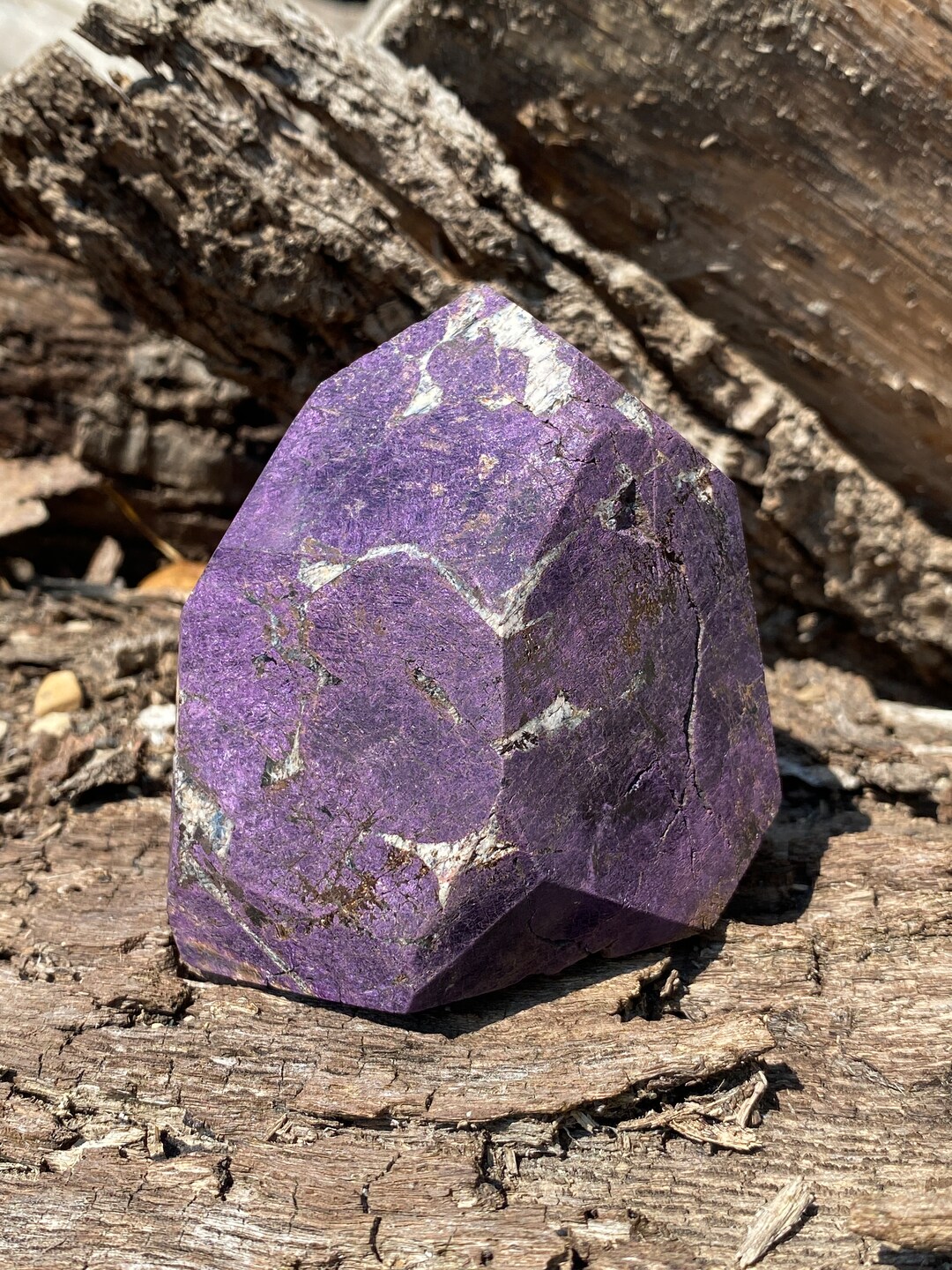 Rare Purpurite Tower - Spiritual Awakening - Psychic Crystal ...